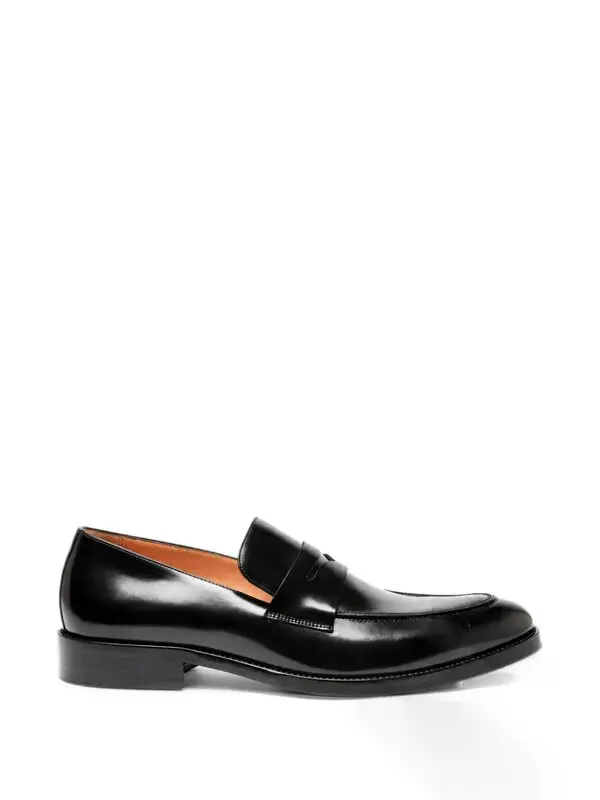 TESTONI Polished-finish Penny Loafers