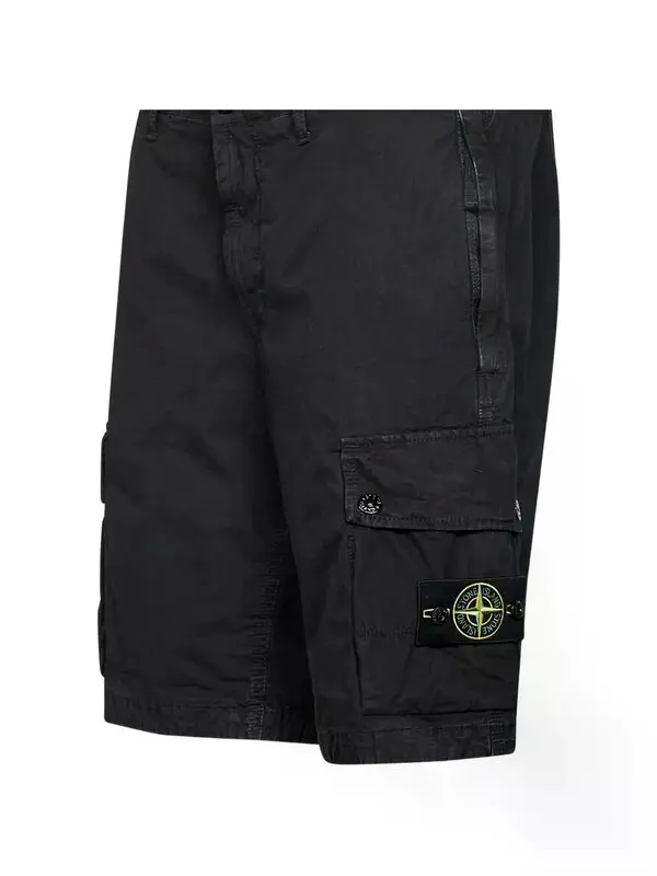 Stone Island Logo-patch Cargo Shorts