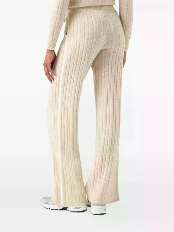 MC2 SAINT BARTH Dinard Cable-knit Drawstring Track Pants