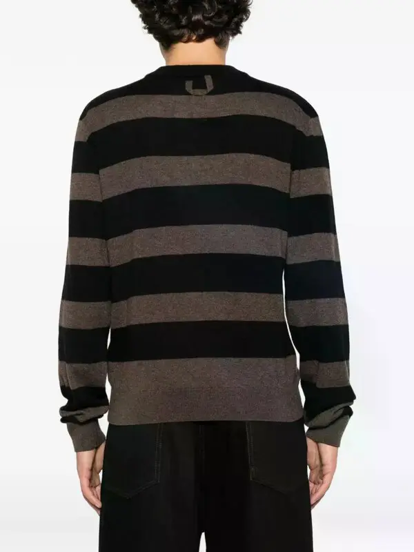 Jacquemus The Ettore Horizontal-stripe Henley Sweater
