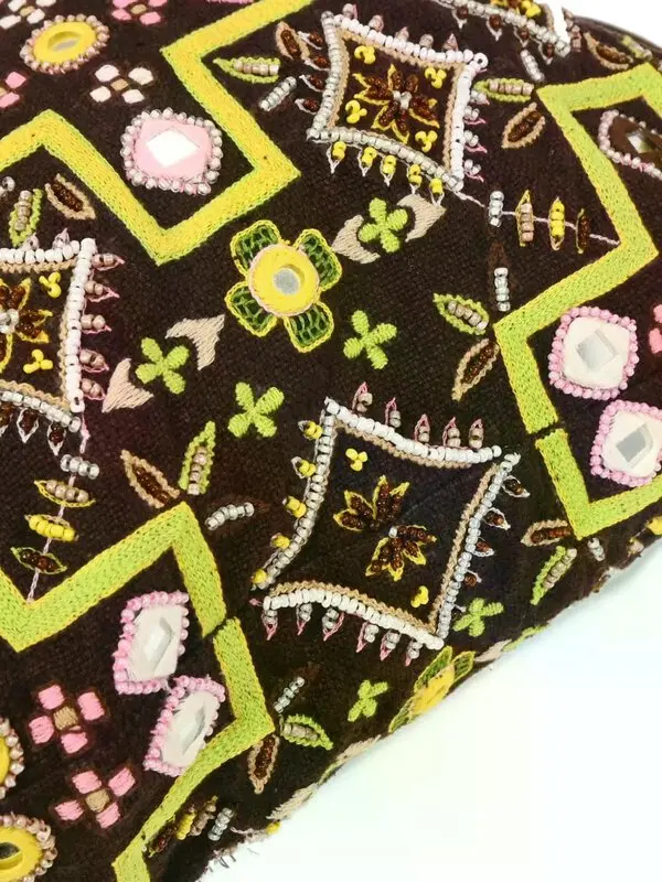 Fendi Beads Embroidered Tote Bag