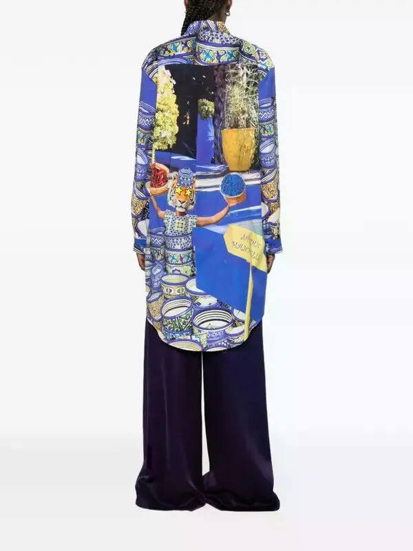 The Artistylist Graphic-print Button-down Shirt