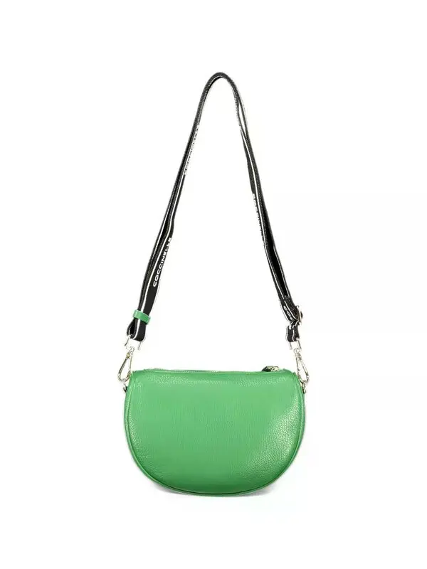COCCINELLE Pebbled Logo-print Shoulder Bag