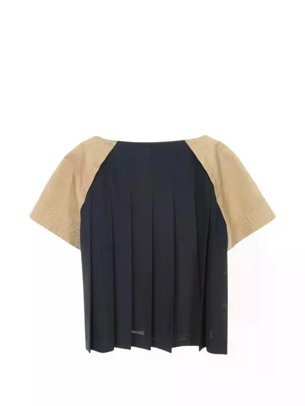 Sacai 2010s Pleated Trench Top
