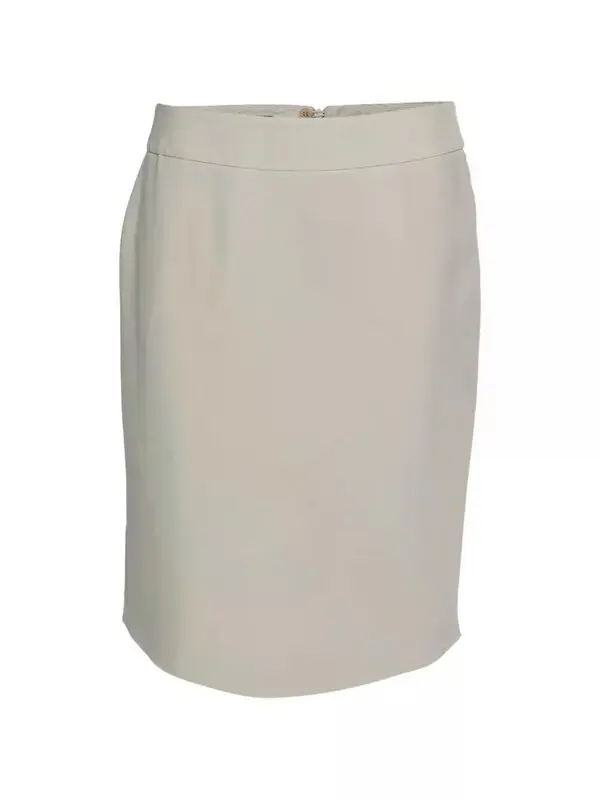 Giorgio Armani Crepe Pencil Mini Skirt