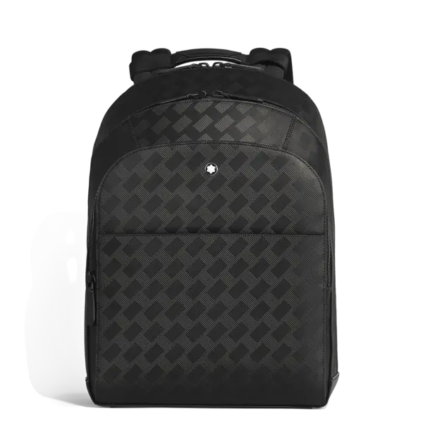 Montblanc Extreme Leather Large 3 Compartment Backpack - Black