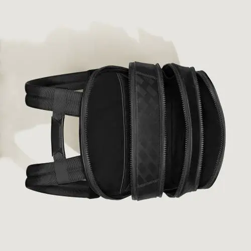 Montblanc Extreme Leather Large 3 Compartment Backpack - Black