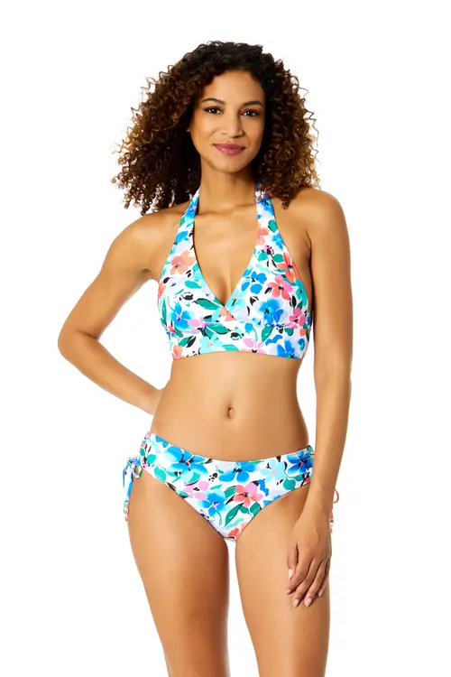 ANNE COLE Halter Bikini Top