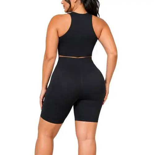 LECHERY® X Yahaira Shaping Shorts Double Tummy Tank Top Set