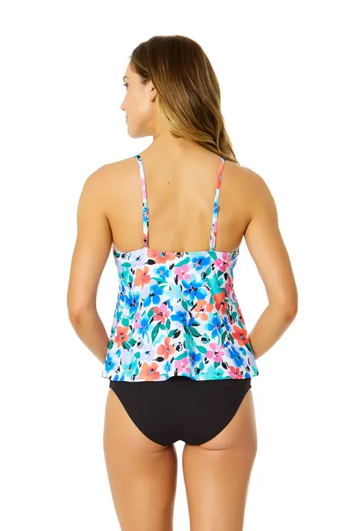 ANNE COLE Easy Triangle Tankini Swim Top