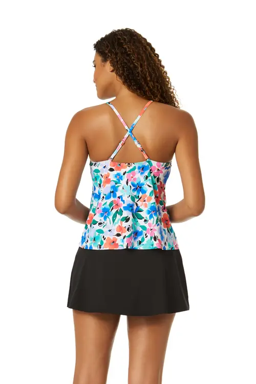 ANNE COLE Easy Triangle Tankini Swim Top