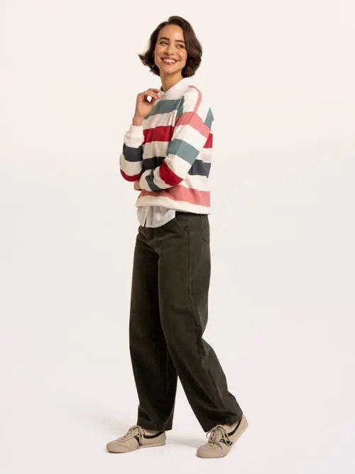 BRAKEBURN Rockford Relaxed Stripe Sweatshirt