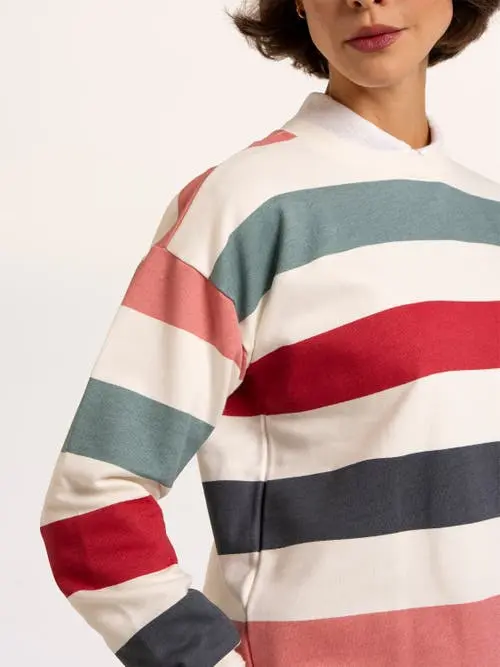 BRAKEBURN Rockford Relaxed Stripe Sweatshirt