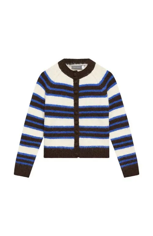 Mint Velvet Multi Striped Knit Cardigan
