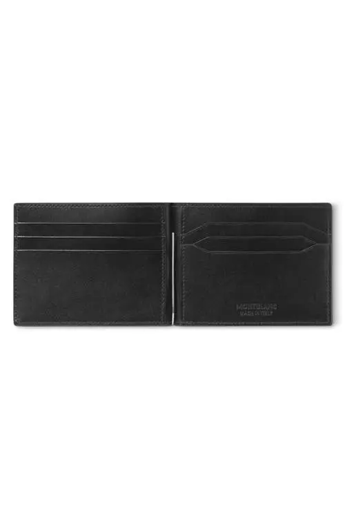 Montblanc Meisterstück Leather Wallet 6cc With Money Clip