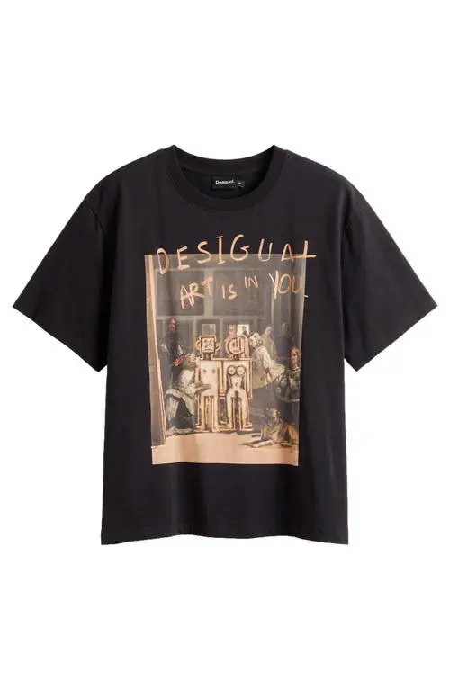 Desigual Art Is In You Graphic T-shirt