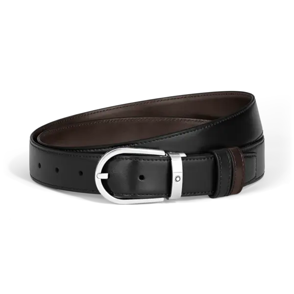 Montblanc Meisterstück Leather Horseshoe 30mm Reversible Belt