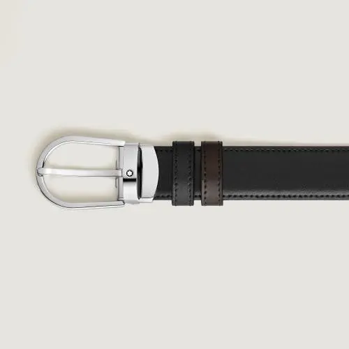 Montblanc Meisterstück Leather Horseshoe 30mm Reversible Belt