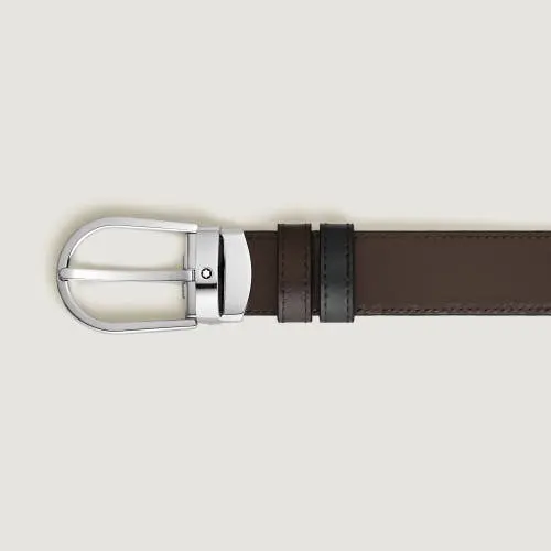 Montblanc Meisterstück Leather Horseshoe 30mm Reversible Belt