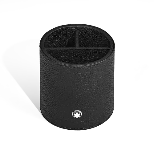 Montblanc Grain Leather Desk Tray Pen Holder