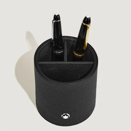 Montblanc Grain Leather Desk Tray Pen Holder