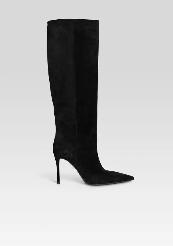 Retrofete Lyra Suede Boot - Black