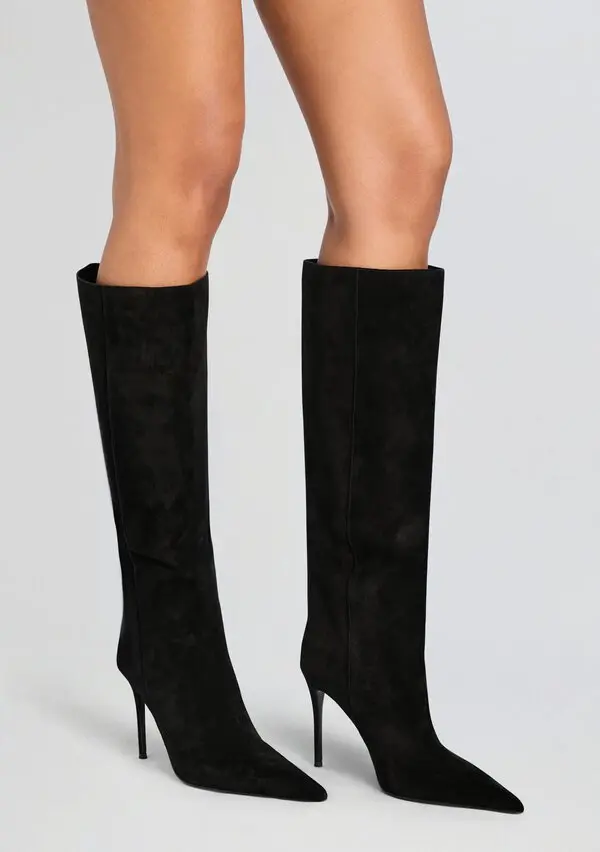 Retrofete Lyra Suede Boot - Black