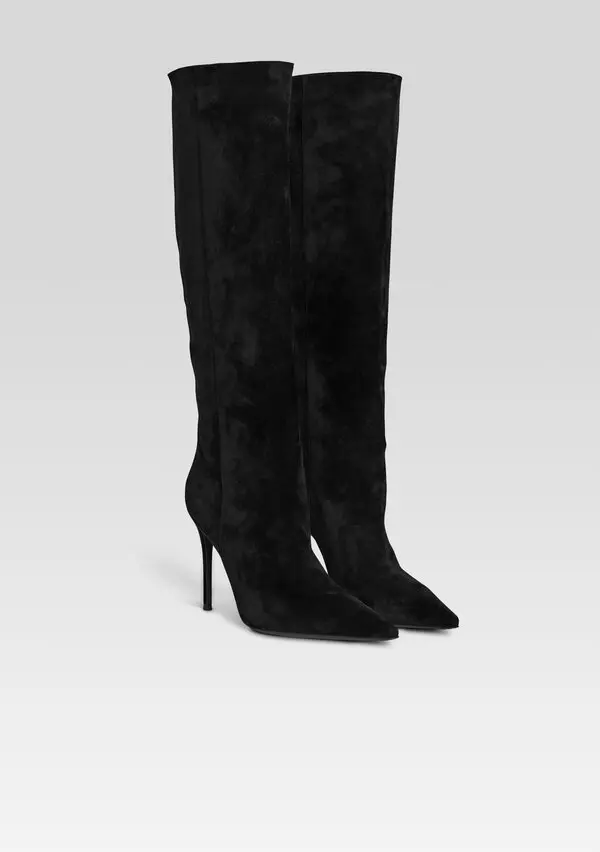 Retrofete Lyra Suede Boot - Black