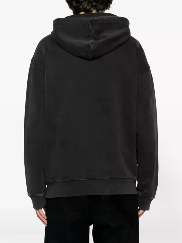 Moschino Rabbit-embroidered Faded Hoodie