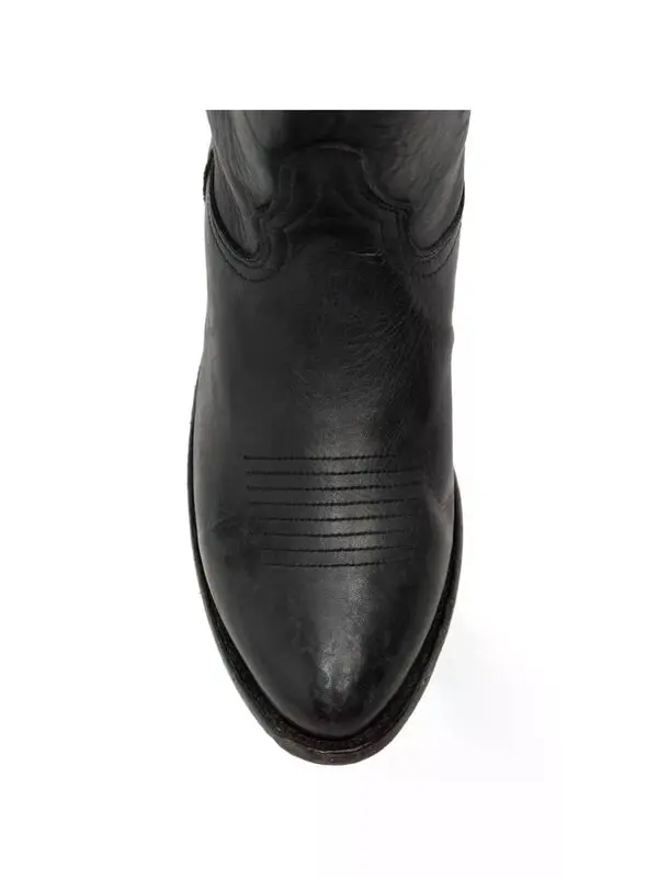 MEXICANA Embroidered Leather Cowboy Boots