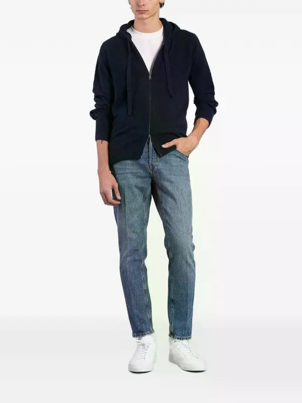 ROBERTO COLLINA Zip-up Knit Hoodie