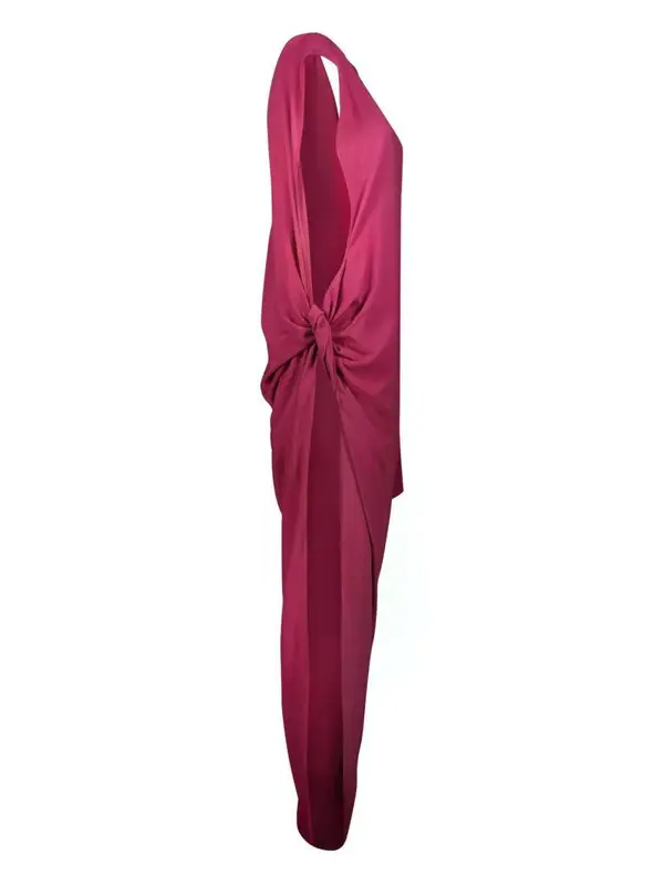 Rick Owens Edfu One-sleeve Draped Gown