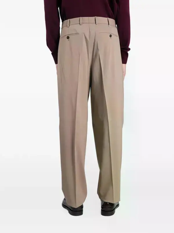PT TORINO Pleated Straight-leg Trousers