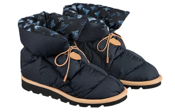 LOUIS VUITTON Pillow Comfort Ankle Boots 'navy