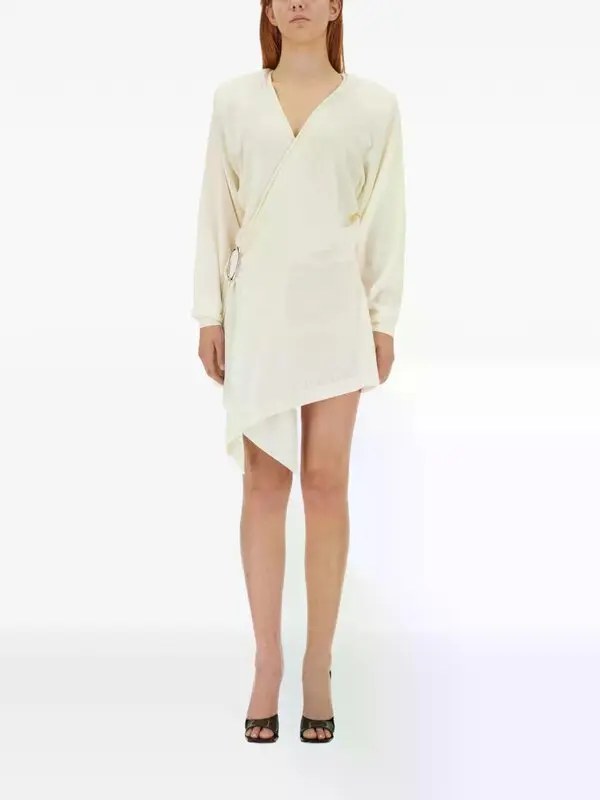 Attico Hurley Buckle-detail Mini Dress