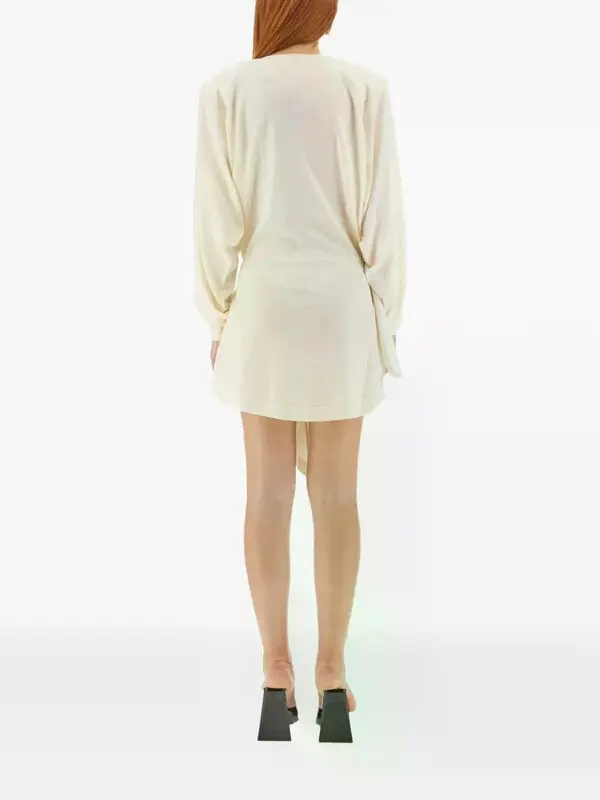 Attico Hurley Buckle-detail Mini Dress