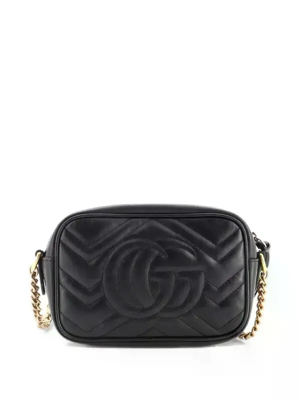 Gucci Gg Marmont Shoulder Bag Matelasse Leather Mini Crossbody Bag