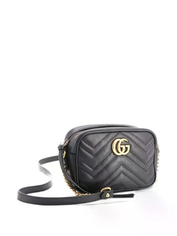 Gucci Gg Marmont Shoulder Bag Matelasse Leather Mini Crossbody Bag