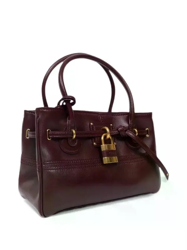 Chloé Small Paddington Sling Top Handle Bag In Soft Leather