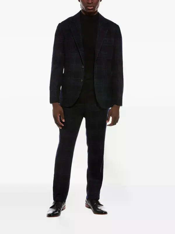 Brunello Cucinelli Check-pattern Single-breasted Suit
