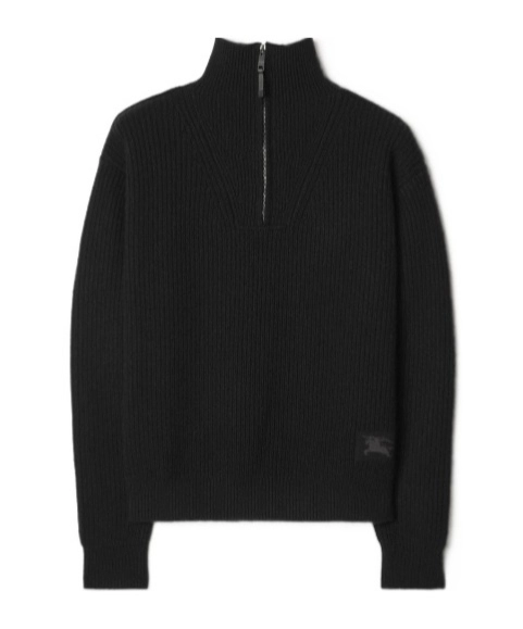 Burberry Half-zip Knitted Sweater