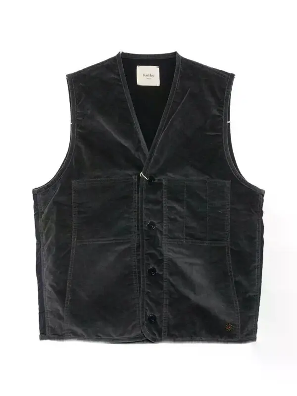 KOIKE BARCELONA Quilted Velvet Gilet
