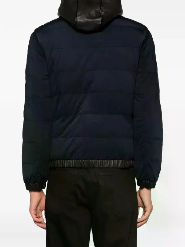 THE JACK LEATHERS Gioele Mix Reversible Hooded Jacket