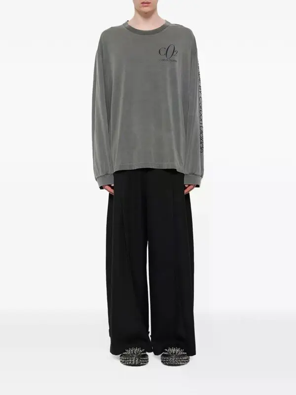 DOUBLET Co2 Air Yarn Long-sleeve T-shirt