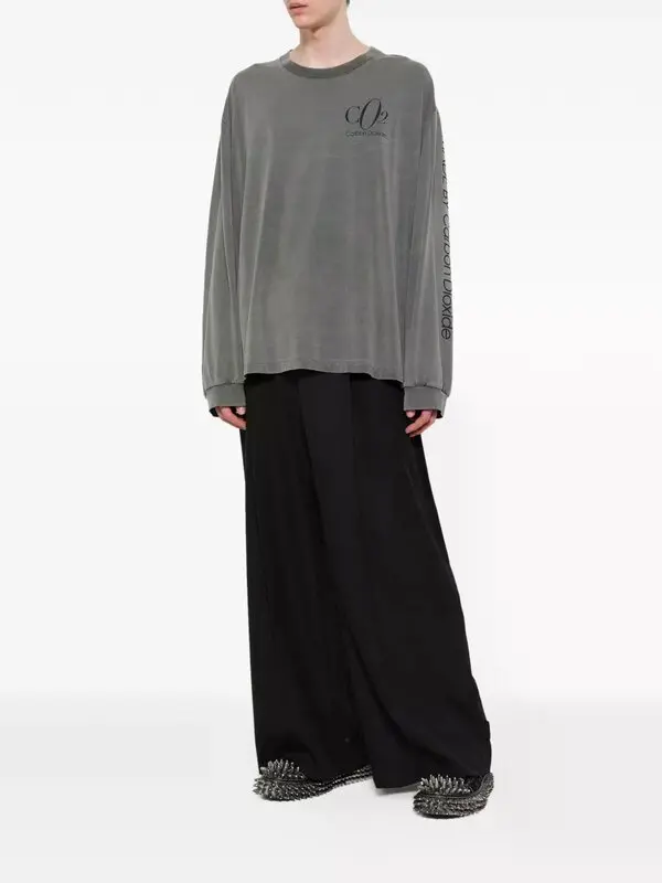DOUBLET Co2 Air Yarn Long-sleeve T-shirt