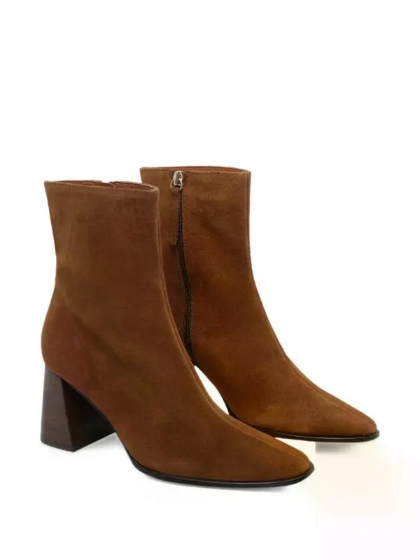 ANGEL ALARCON Pointed-toe Suede Boots