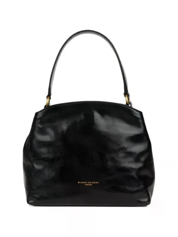 GIANNI CHIARINI Logo-stamp Leather Shoulder Bag
