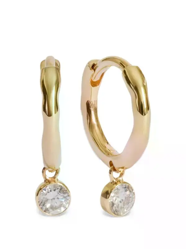 Monica Vinader Laboratory-grown Diamond Huggie Earrings