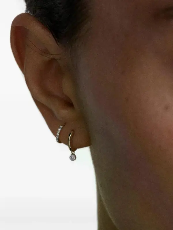 Monica Vinader Laboratory-grown Diamond Huggie Earrings