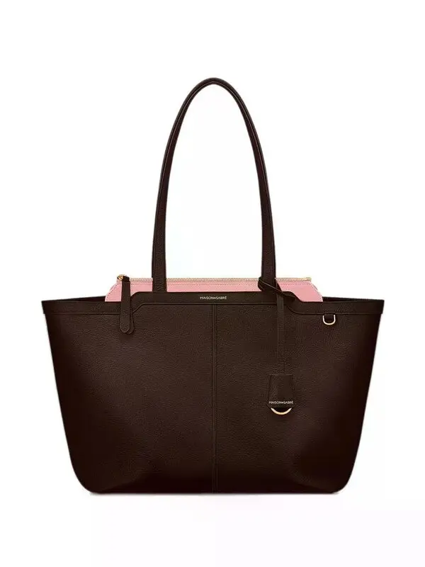 MAISON DE SABRE The Switch Leather Tote Bag - Brown